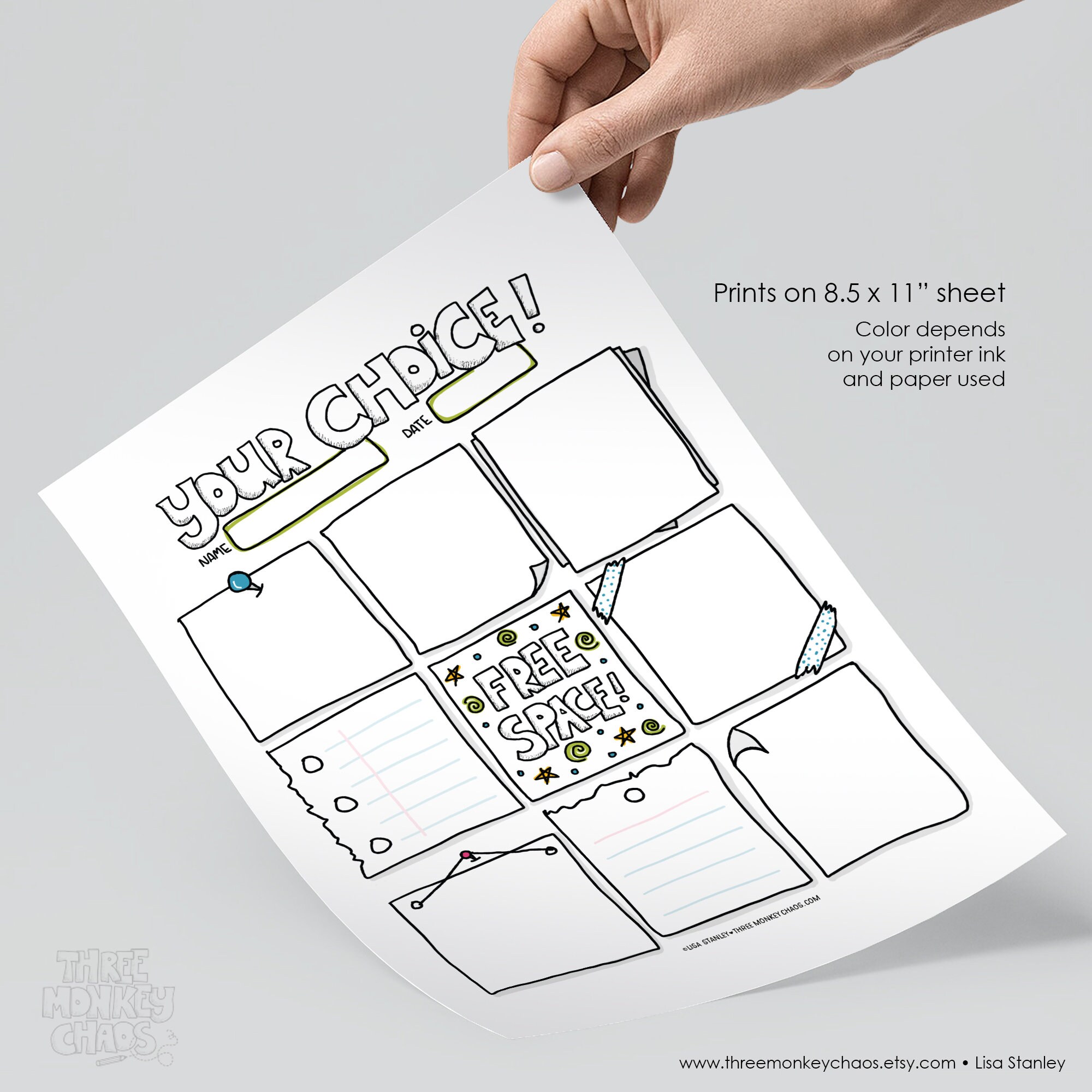 Choice Board Homework Chart Chore Chart Reward Virtual - Etsy