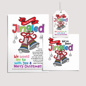 You've Been Jingled Christmas Printable, Neighbor Christmas Game, You ...