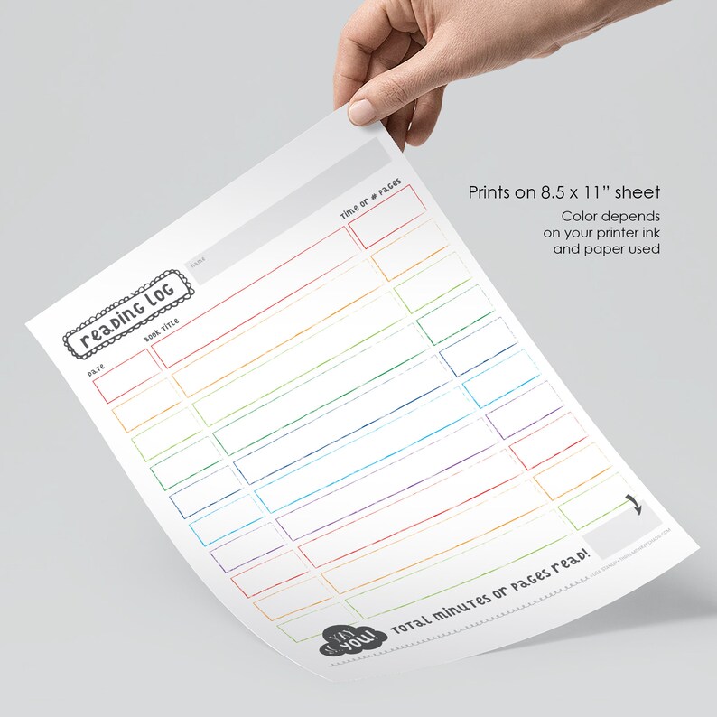 Reading Log Reading Reward Chart Book Tracker Virtual Learning Kids ...