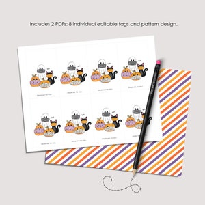 Printable Halloween Gift Tag, Cute Masked Pumpkins, You've Been Booed ...