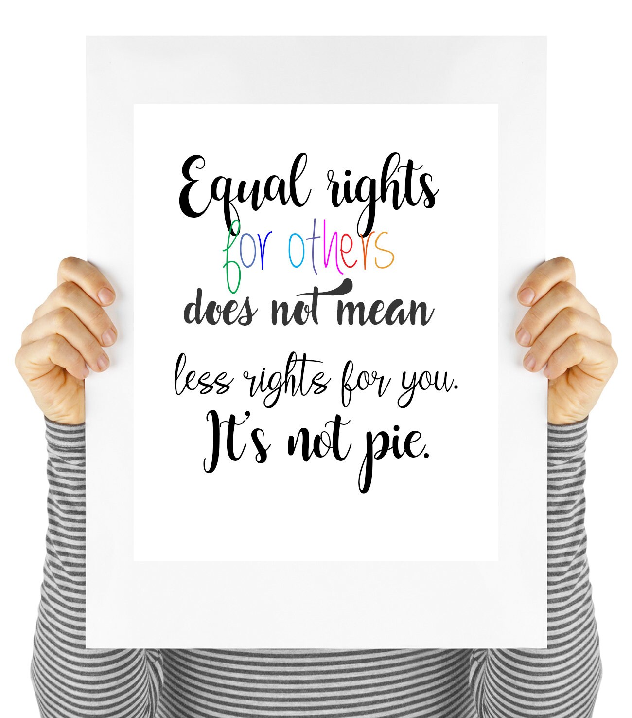 Equal Rights Poster Girl Power Feminism Digital Download - Etsy