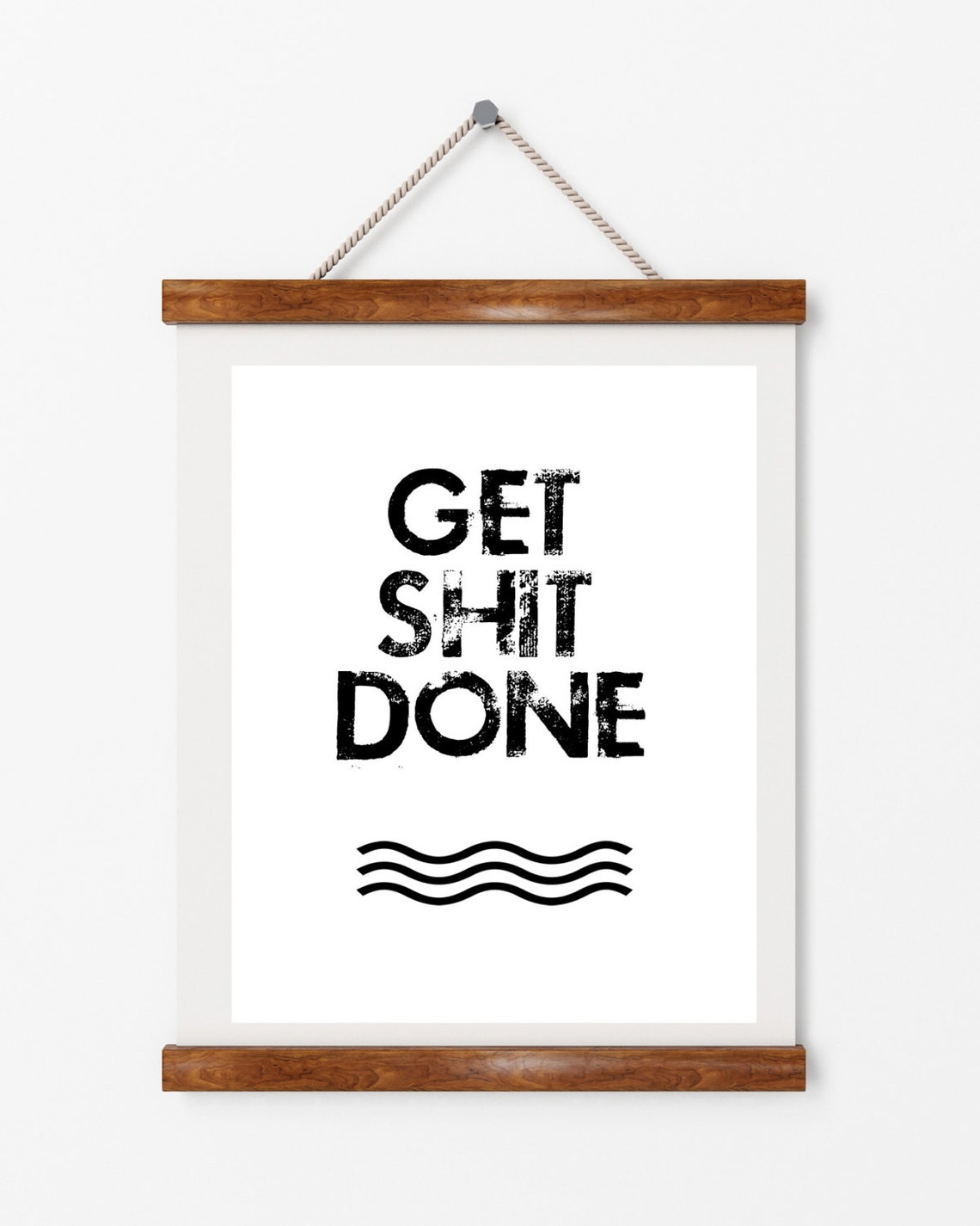Get Shit Done Modern Poster Digital Download Instant Art - Etsy