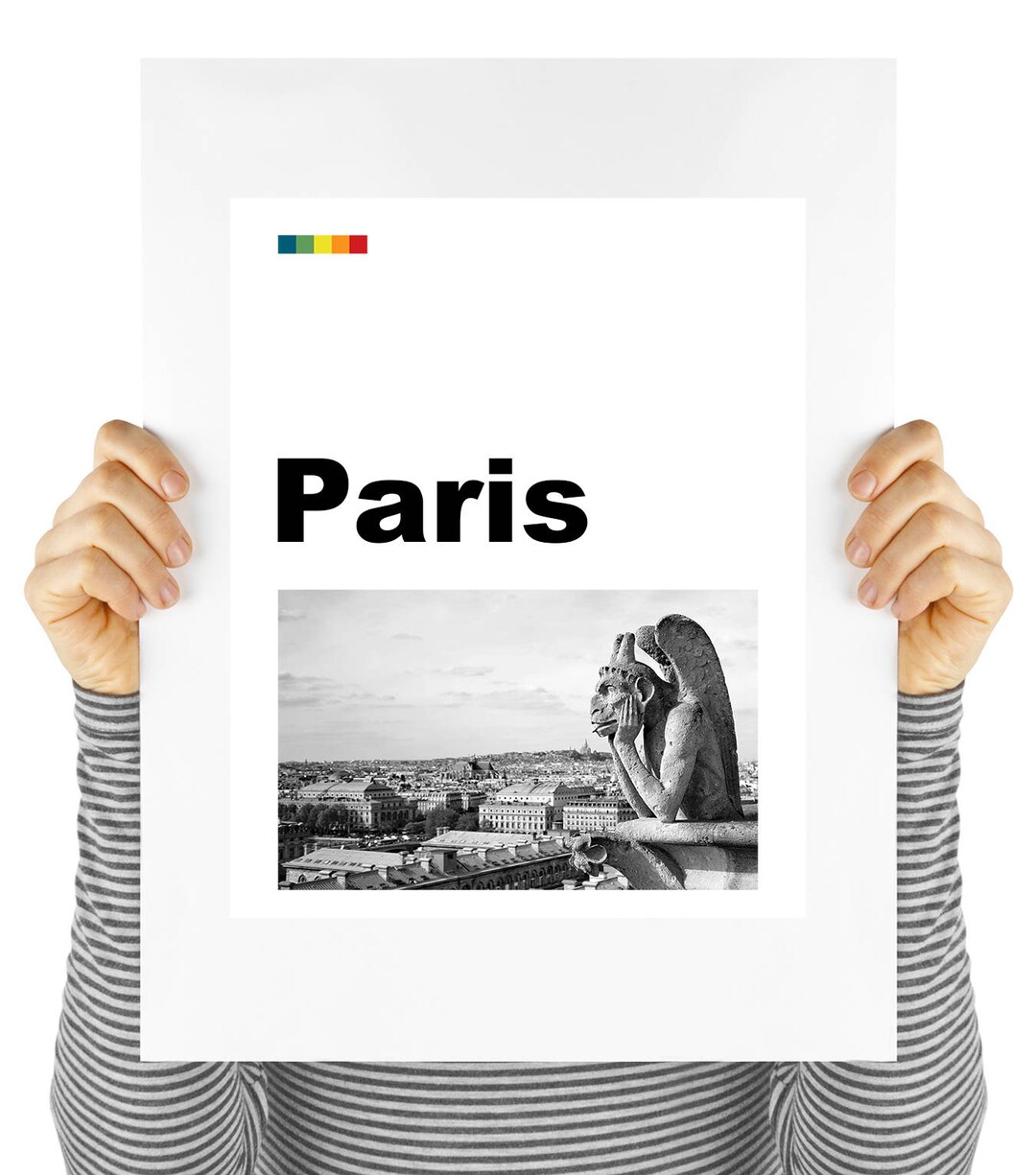 Paris France Printable Poster Travel Poster Instant Art - Etsy