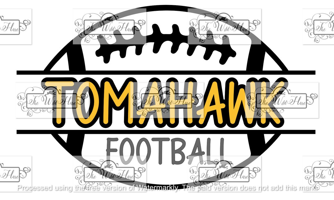 Tomahawk Football - Etsy