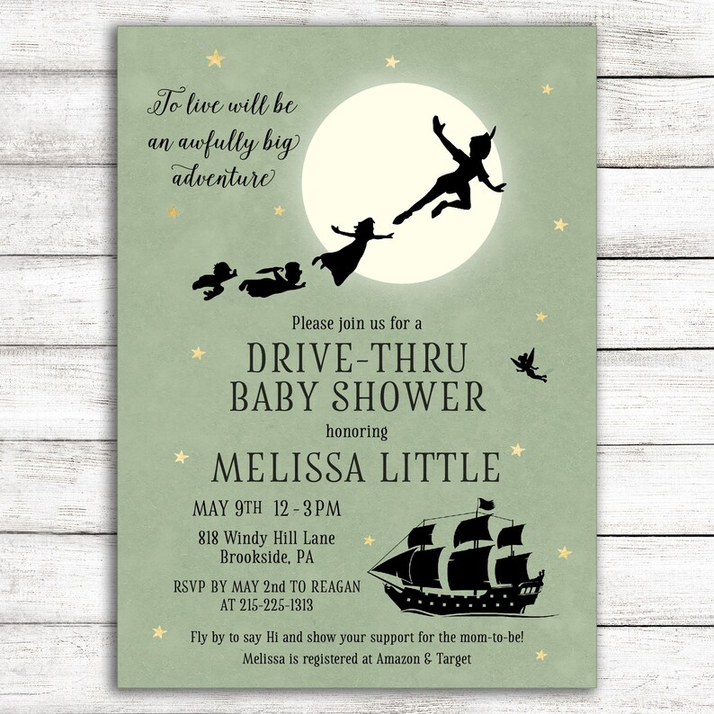 Peter Pan Gift Tags / Peter Pan Birthday or Baby Shower Favor - Etsy