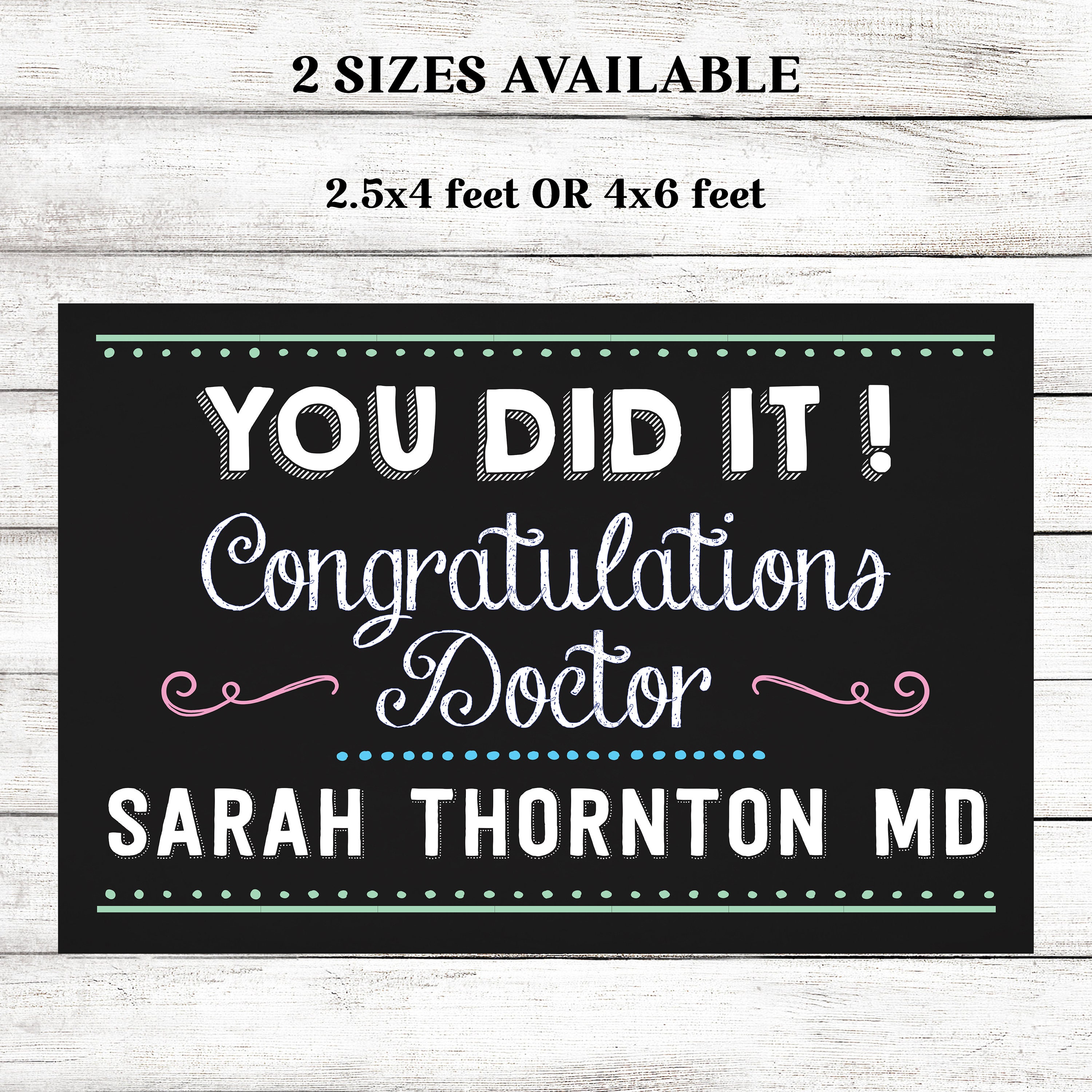 Medical School Graduation Banner - Etsy