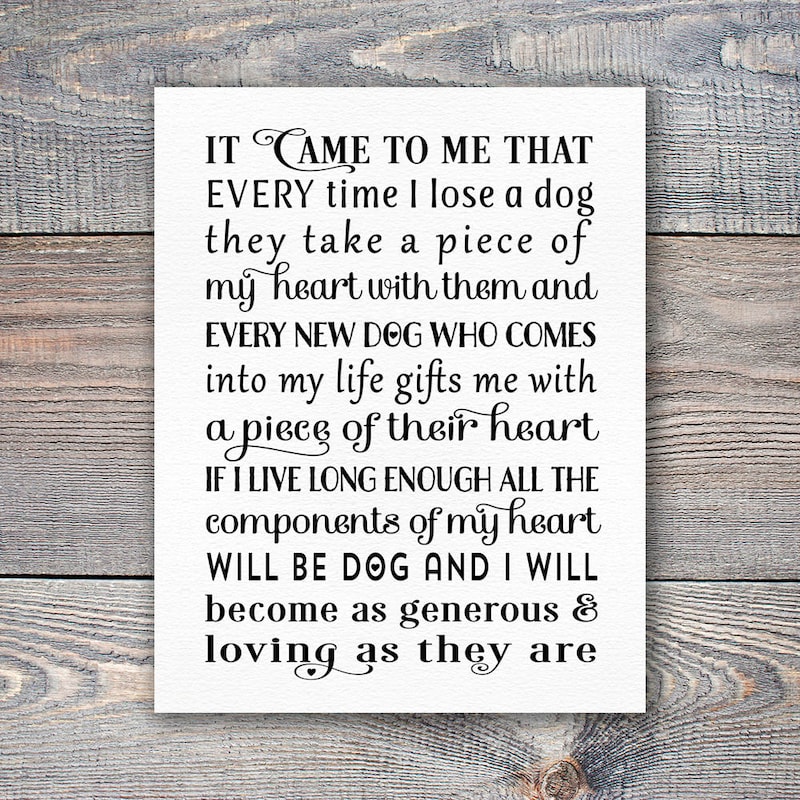 Dog Quote Print - Etsy