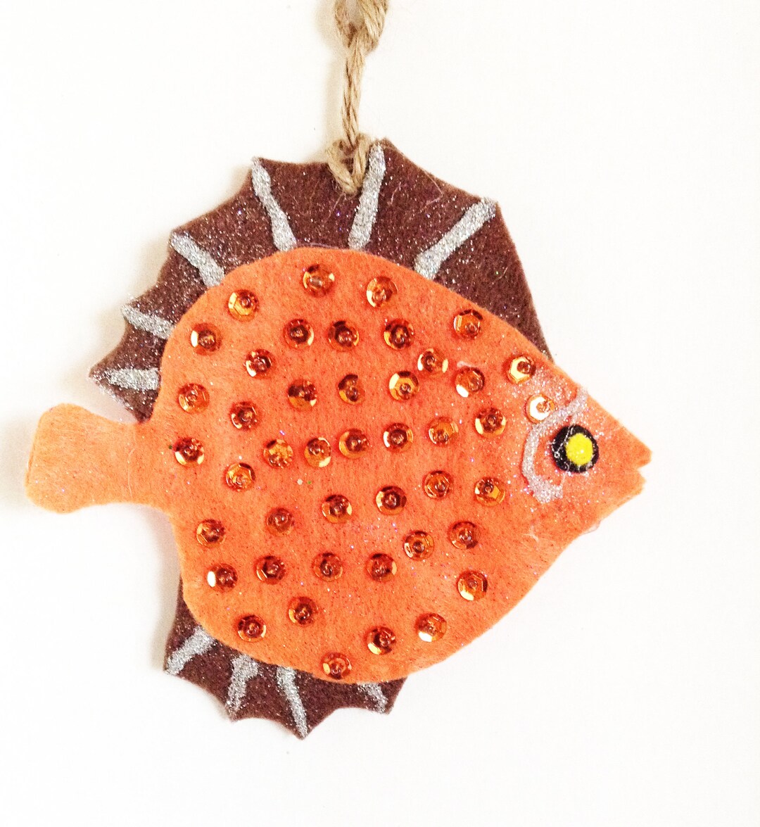 Ornament,fish Ornament,fabric Ornament, Christmas Ornament Handmade ...