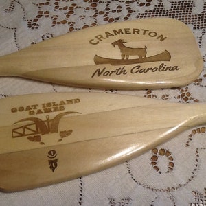 Personalized Mini Canoe Paddle 18" - Engrave, Customize, Personalize ...