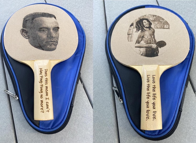 Personalized Ping Pong Table Tennis Paddle - Engrave, Personalize ...