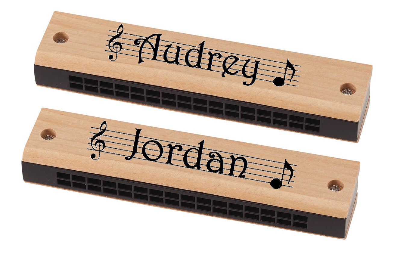 Personalized Harmonica Wood Personalize Engrave Customize - Etsy