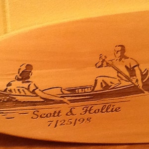 Personalized Mini Canoe Paddle 18" - Engrave, Customize - This Makes a ...