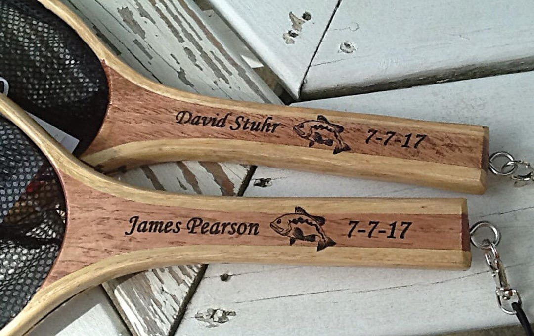 Personalized Trout Fish Net Engraved, Customized, Personalized Perfect ...