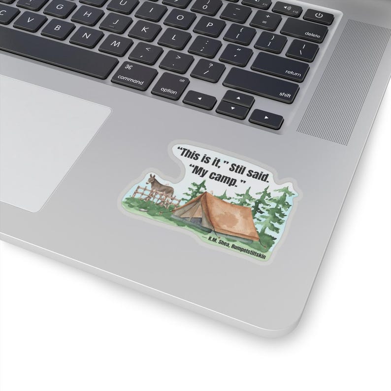 Stil's Camp Sticker - K.M. Shea Fairy Tale Inspired | Kiss Cut Sticker ...