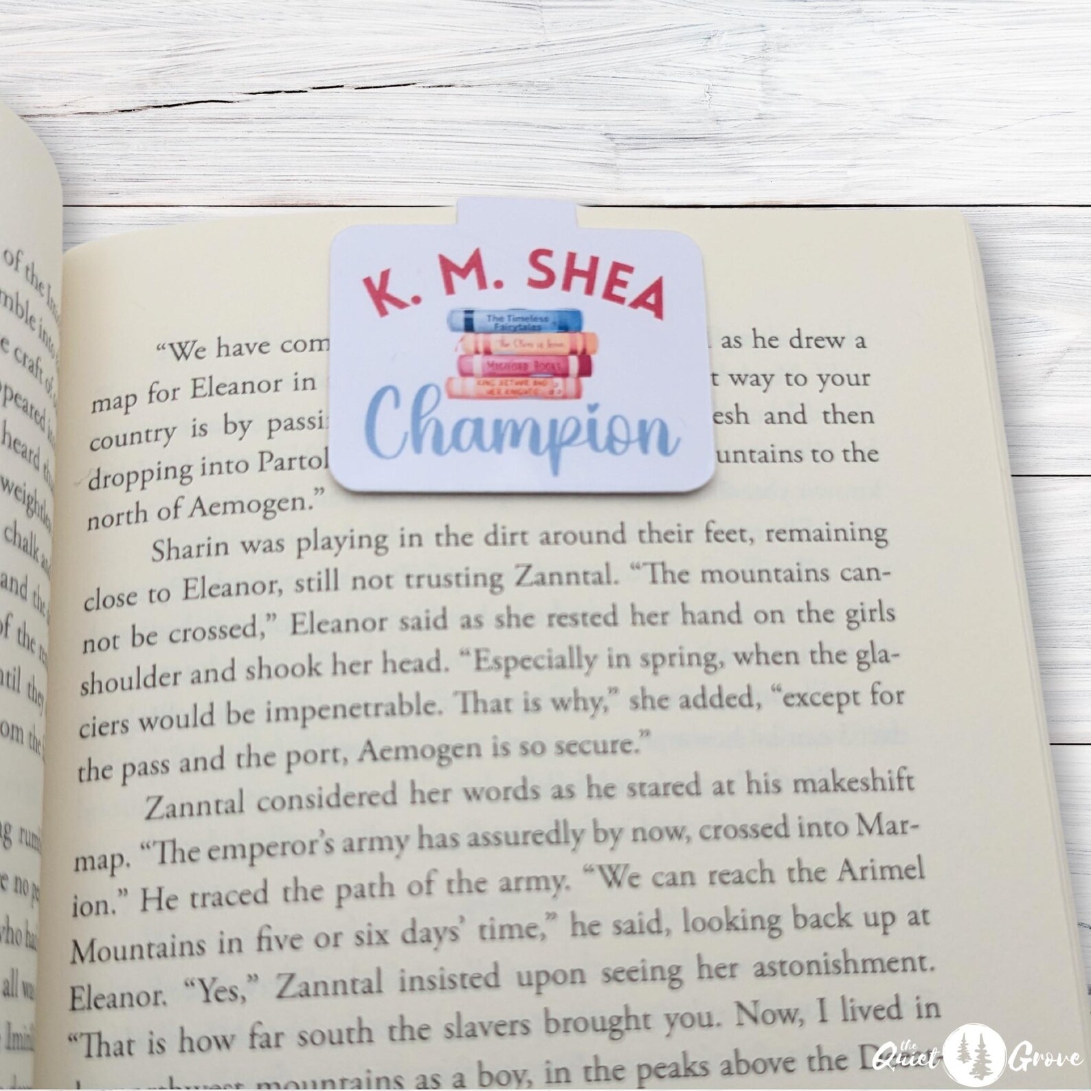 K.M. Shea Champion Magnetic Bookmark, Bookmark for K.M. Shea Fans ...