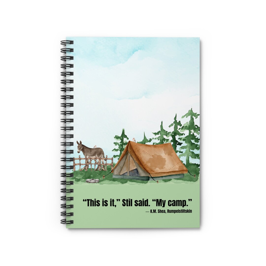 Stil's Camp Notebook - K.M. Shea Fairy Tale Inspired | Spiral Bound 6 ...