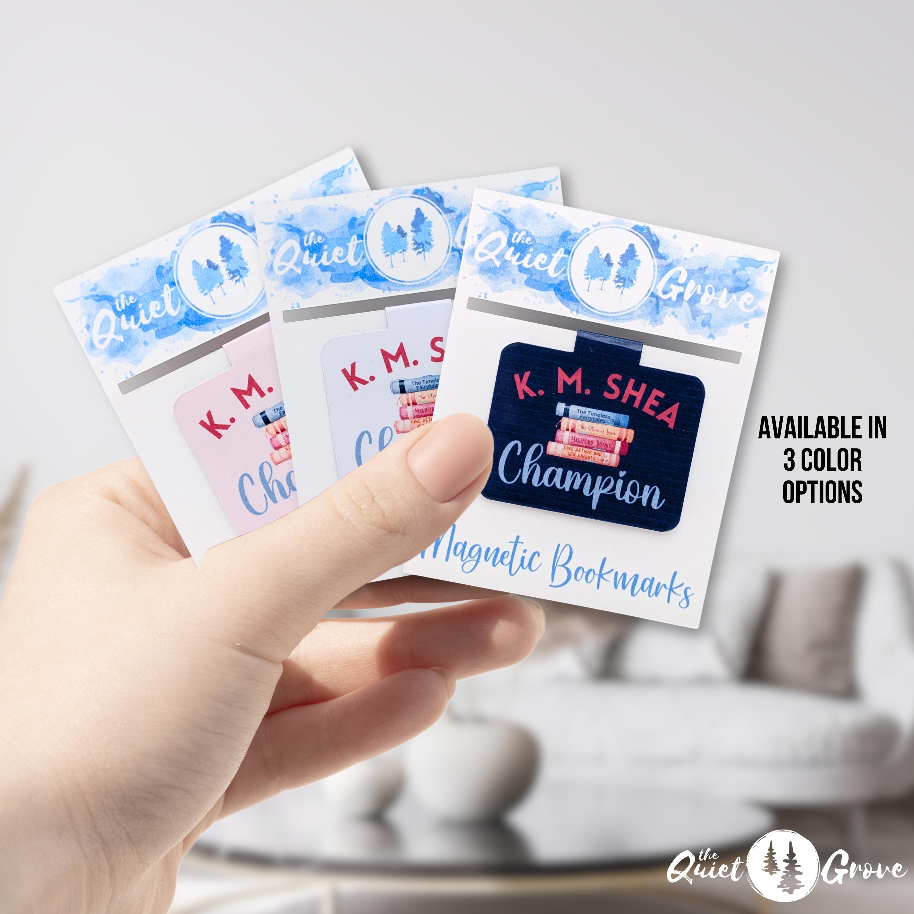 K.M. Shea Champion Magnetic Bookmark, Bookmark for K.M. Shea Fans ...