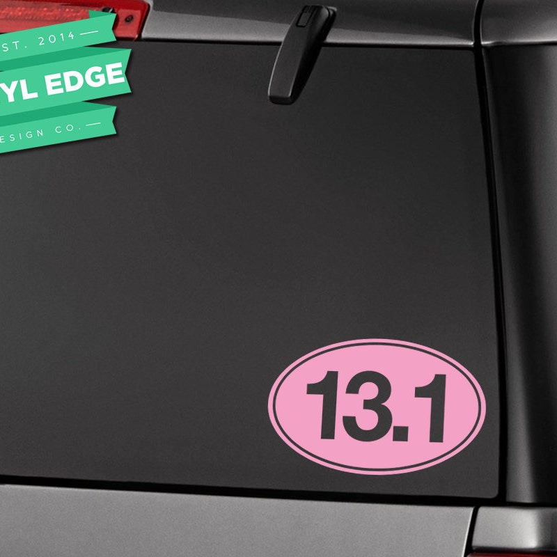 Half Marathon Bumper Sticker - Etsy