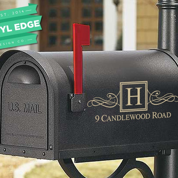 Vinyl Mailbox Decals - Etsy