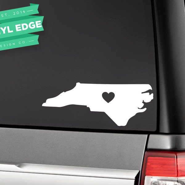 North Carolina Decal - Etsy