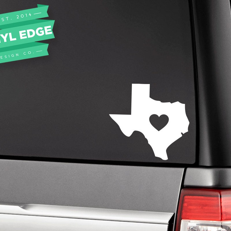 State Car Decal - Etsy