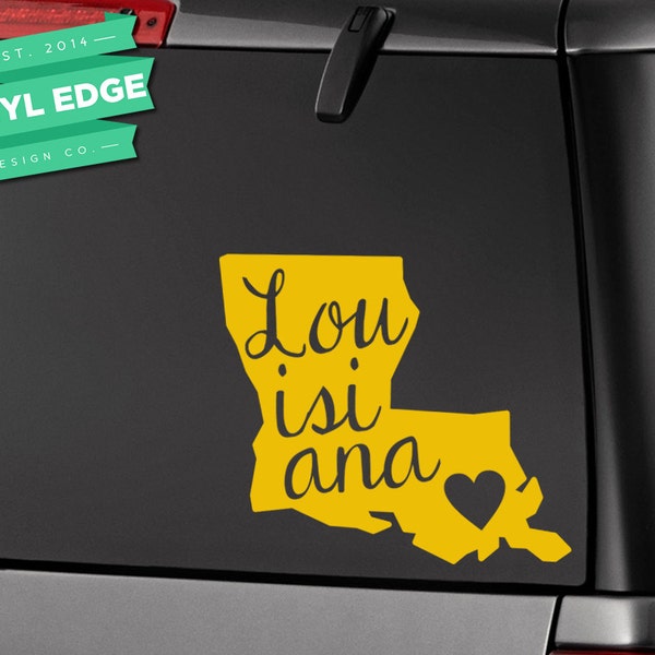 Lsu Car Window Decal - Etsy
