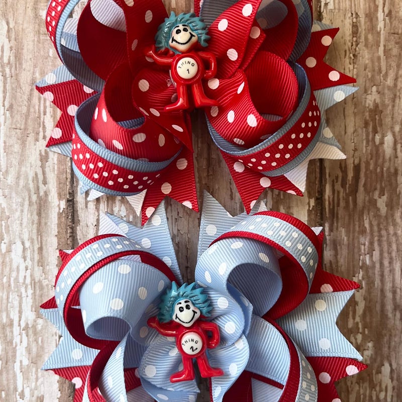 Thing 1 Hair - Etsy