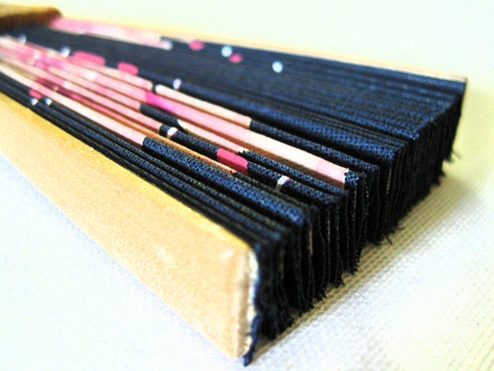 Hand Painted With Matching Sheath Fan delicacy - Etsy