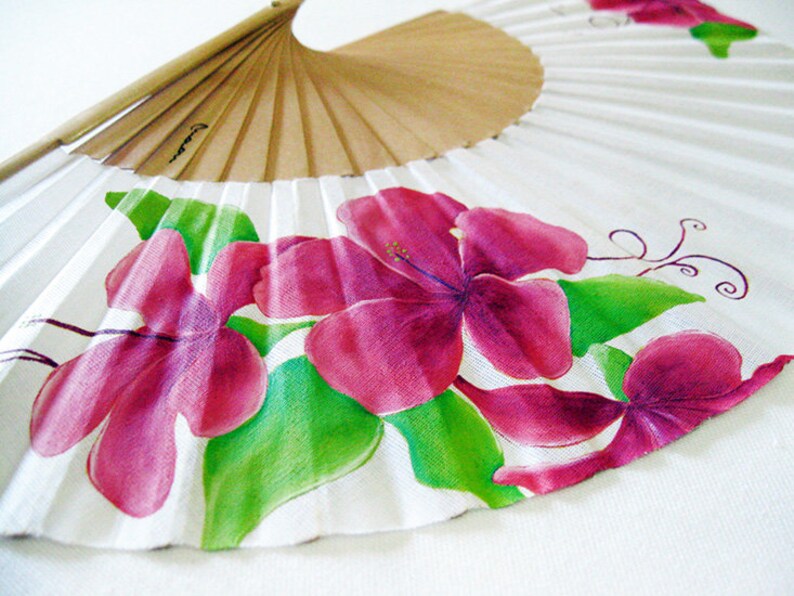 Spanish Hand Fan Painted With Matching Sheath - Etsy
