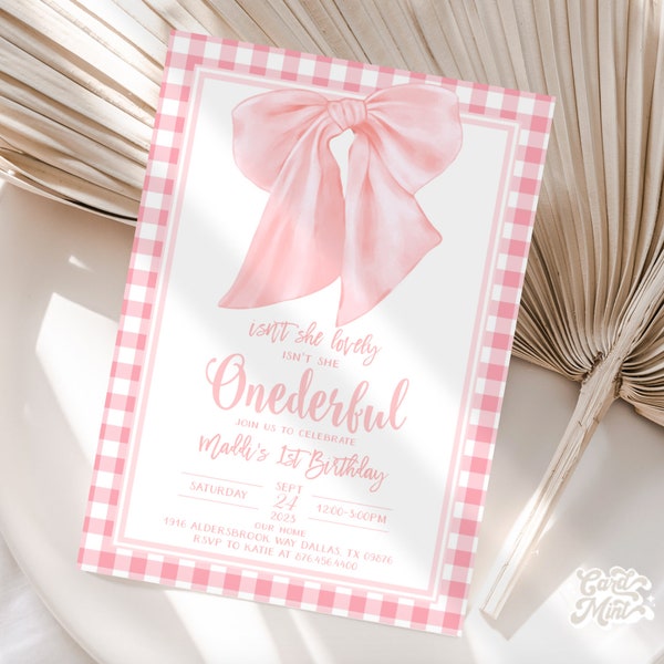 Bow Invitations - Etsy