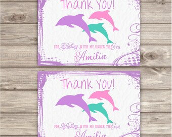 Dolphin Thank You Cards - Etsy