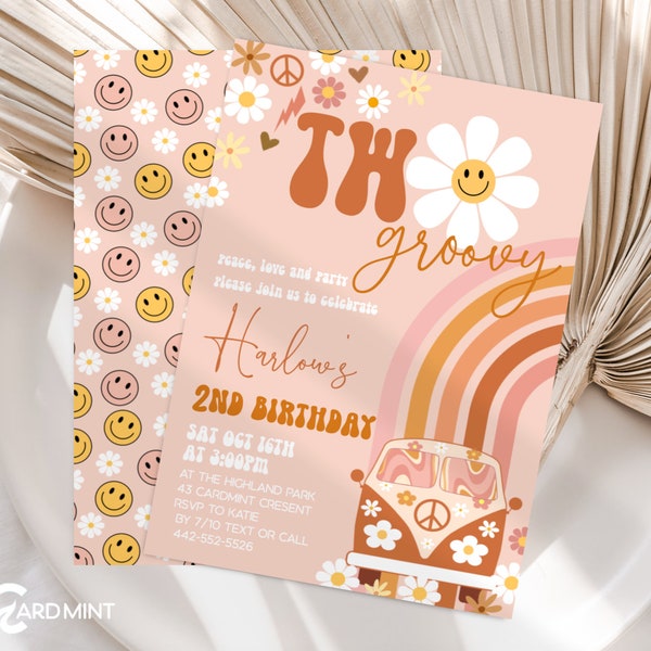 70’s Birthday Invitations - Etsy