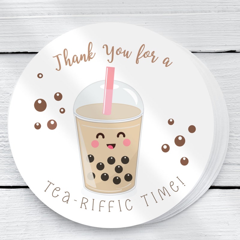 Boba Tea Sticker - Etsy