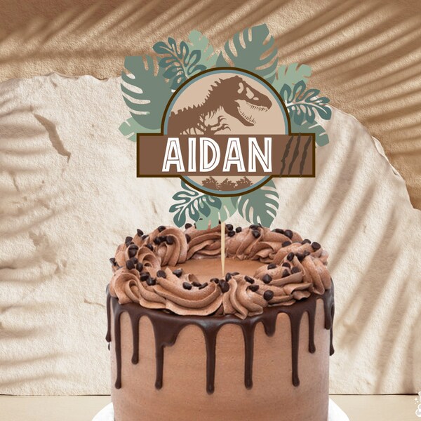 Dino Cake Topper - Etsy