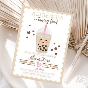 Bubble Tea Riffic Baby Shower Round Stickers or Favor Tags - Etsy