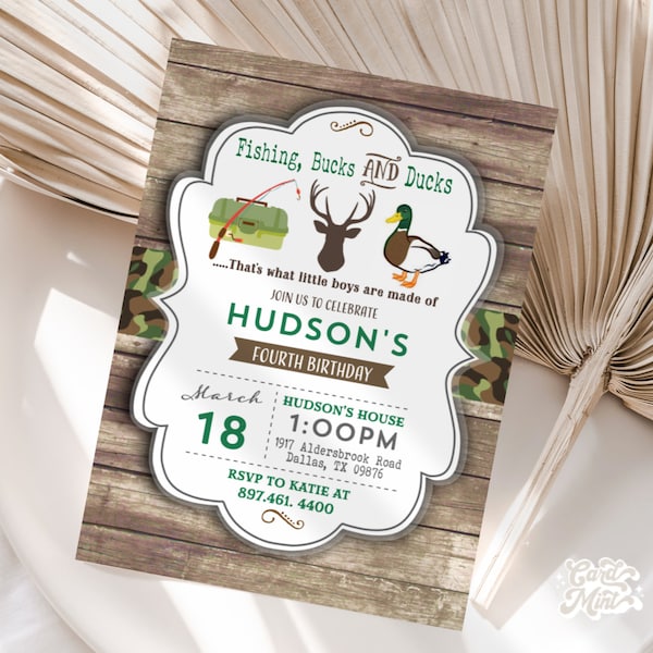 Buck Birthday Invitation - Etsy