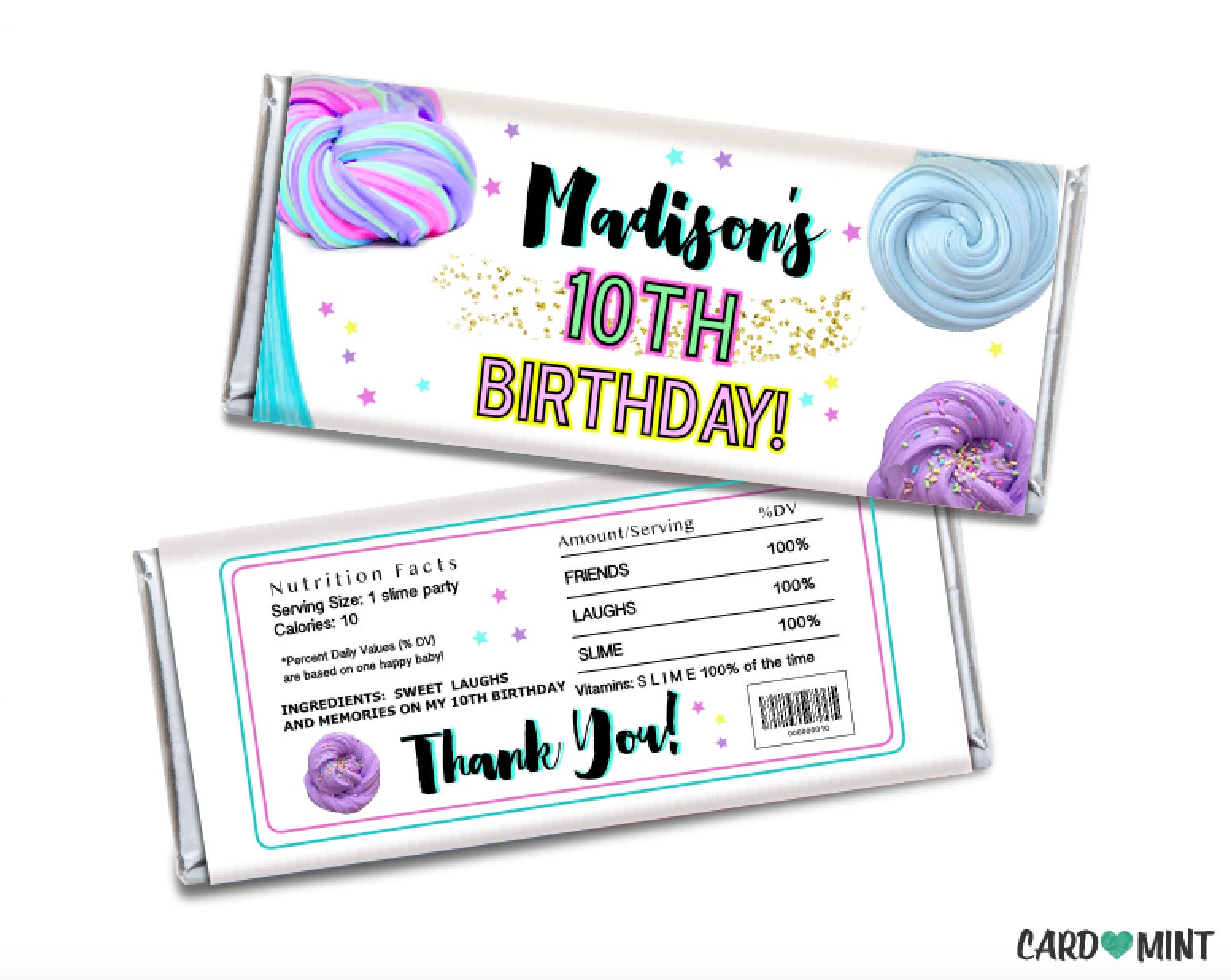 Slime Time Birthday Girl Party Sign Tween /any Age Craft Art - Etsy