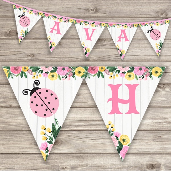 Ladybug Banner - Etsy