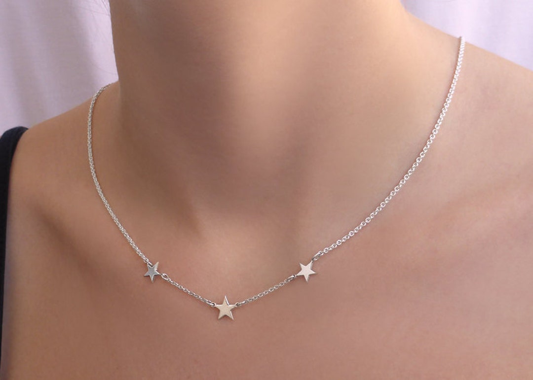 LITTLE STAR NECKLACE, Personalized Bridesmaids Gifts,initial Necklace ...