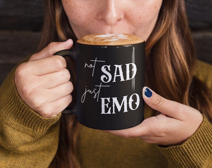 Emo Vibes Only Mug Goth Mug Goth Gift Emo Gift Emo Coffee Mug | Etsy