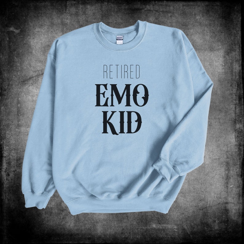Emo Sweatshirt Emo Clothing Retired Emo Kid Pastel Goth - Etsy