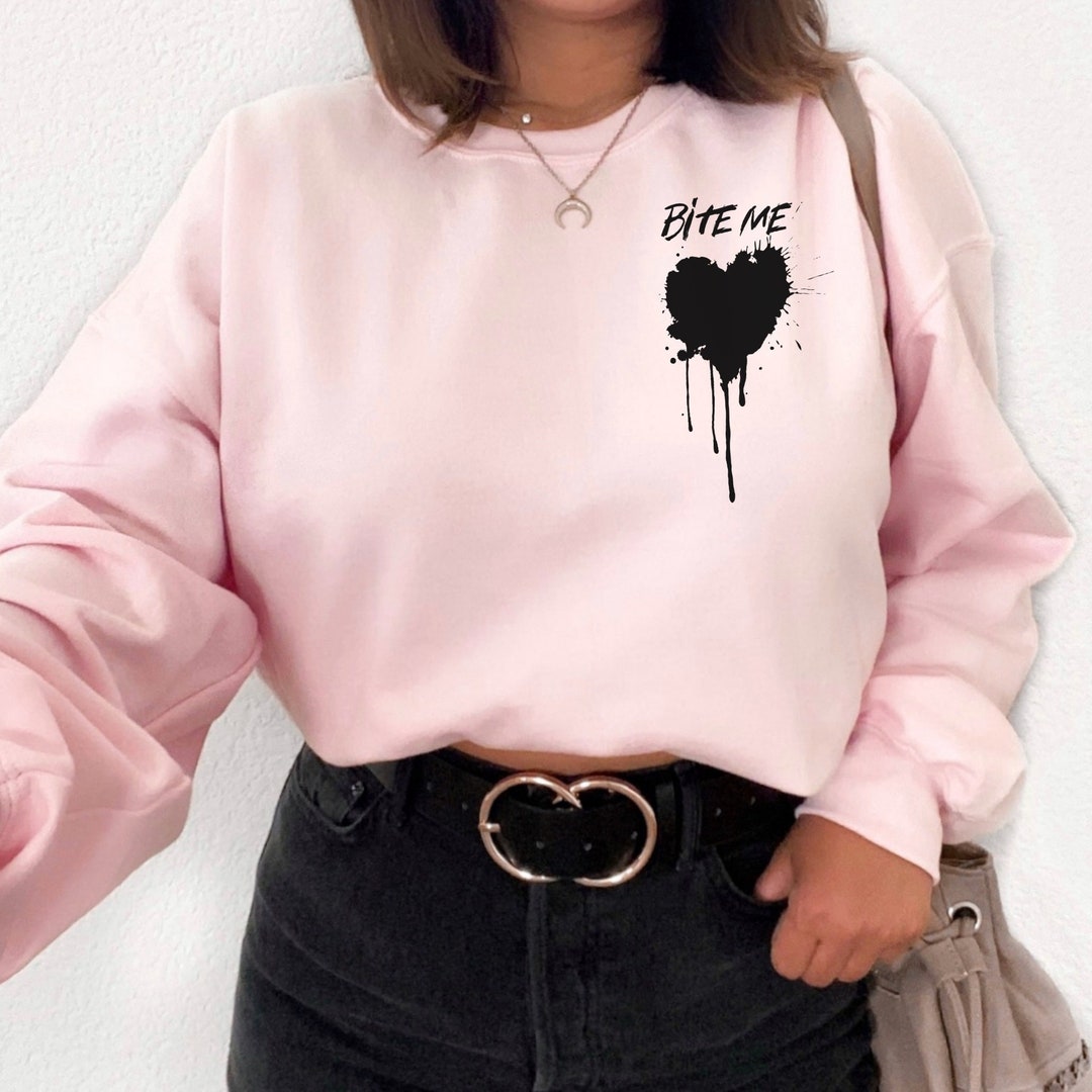 Anti Valentines Day Sweatshirt Emo Sweatshirt Pastel Goth Sweatshirt ...