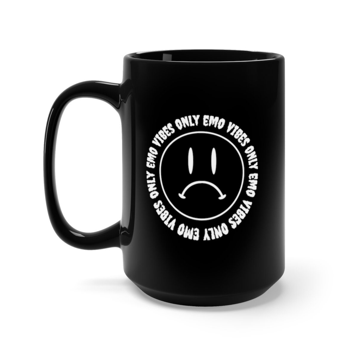 Emo Vibes Only Mug Goth Mug Goth Gift Emo Gift Emo Coffee Mug Elder Emo ...