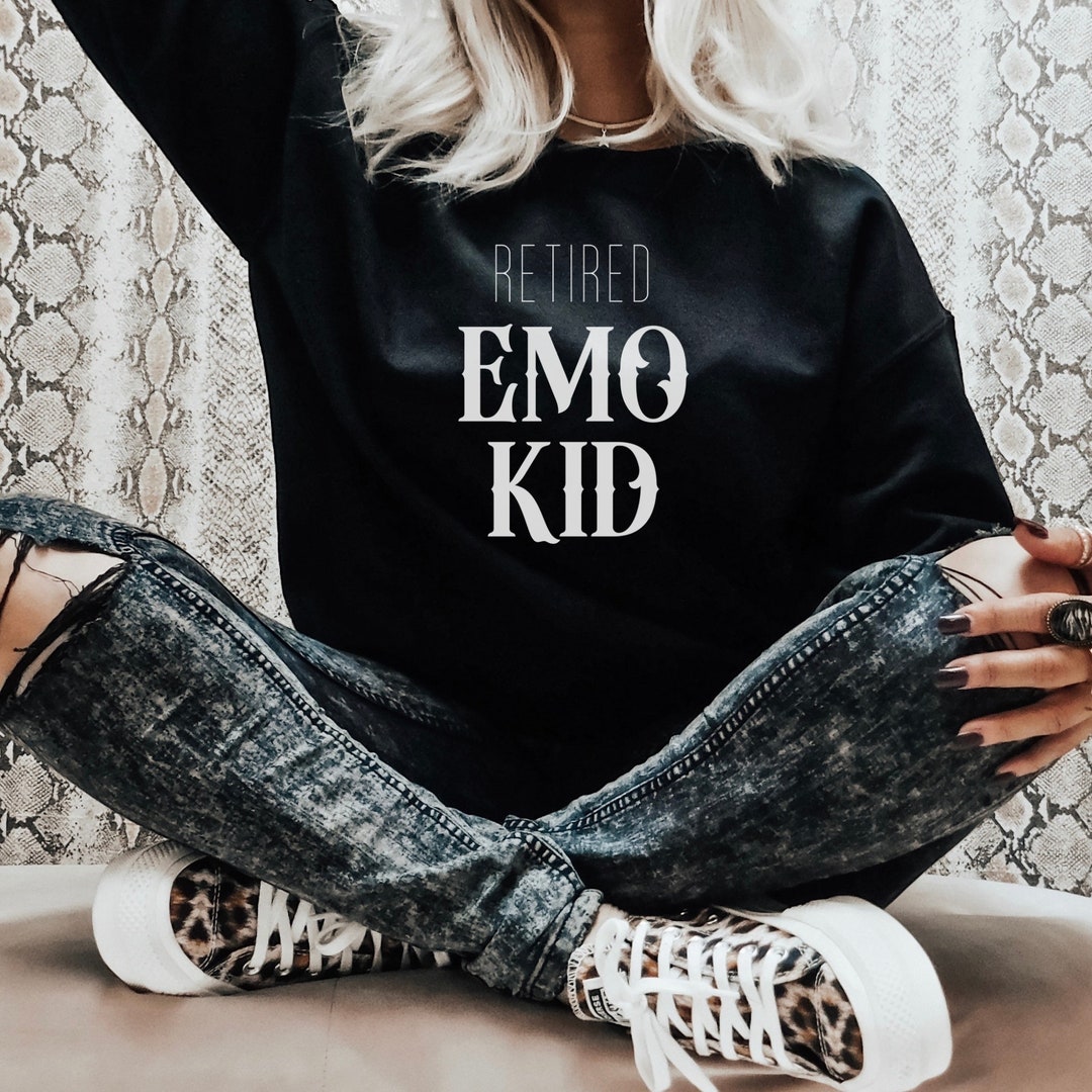 Emo Sweatshirt Emo Clothing Retired Emo Kid Pastel Goth Clothing Emo ...