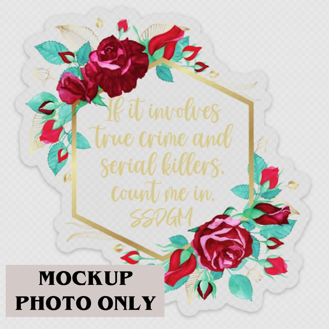 True Crime Sticker Serial Killer Sticker Murderino Sticker True Crime ...