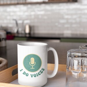 Voice Actor Mug | I Do Voices Mug | Voiceover Artist Mug | Voice Actor ...