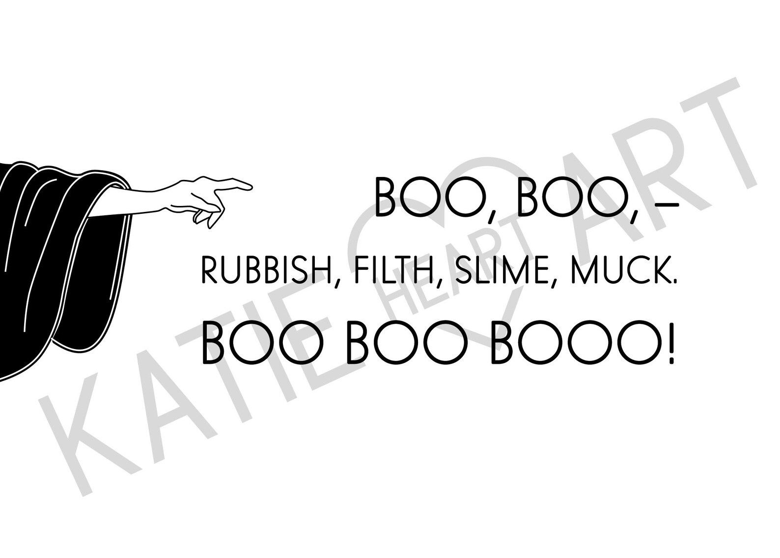 Princess Bride Boo Boo Insult/joke/break up Card DIGITAL DOWNLOAD - Etsy UK