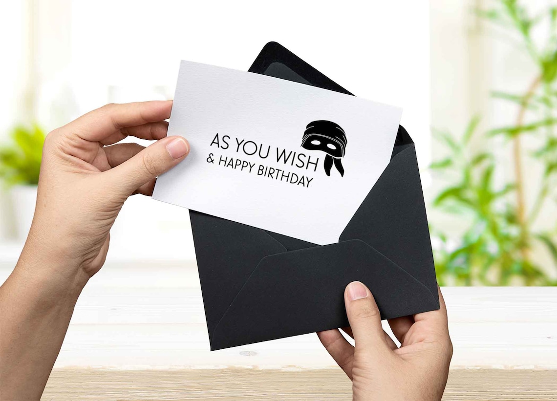 Princess Bride Set of 4 Happy Birthday Cards DIGITAL DOWNLOAD - Etsy