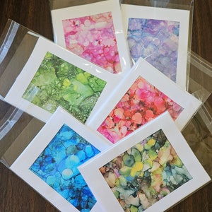 Fabric Thank-you Cards set of 6 - Etsy