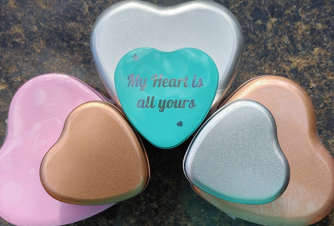 Custom Laser Engraved Heart Shape Boxes - Etsy